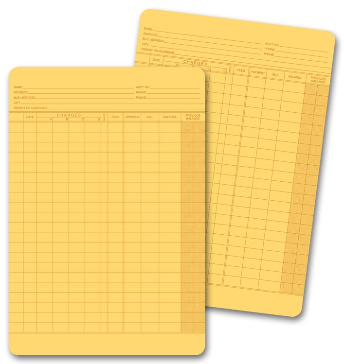 809 Pegboard Account Card 6 x 9" QTY 250 – 5Forms